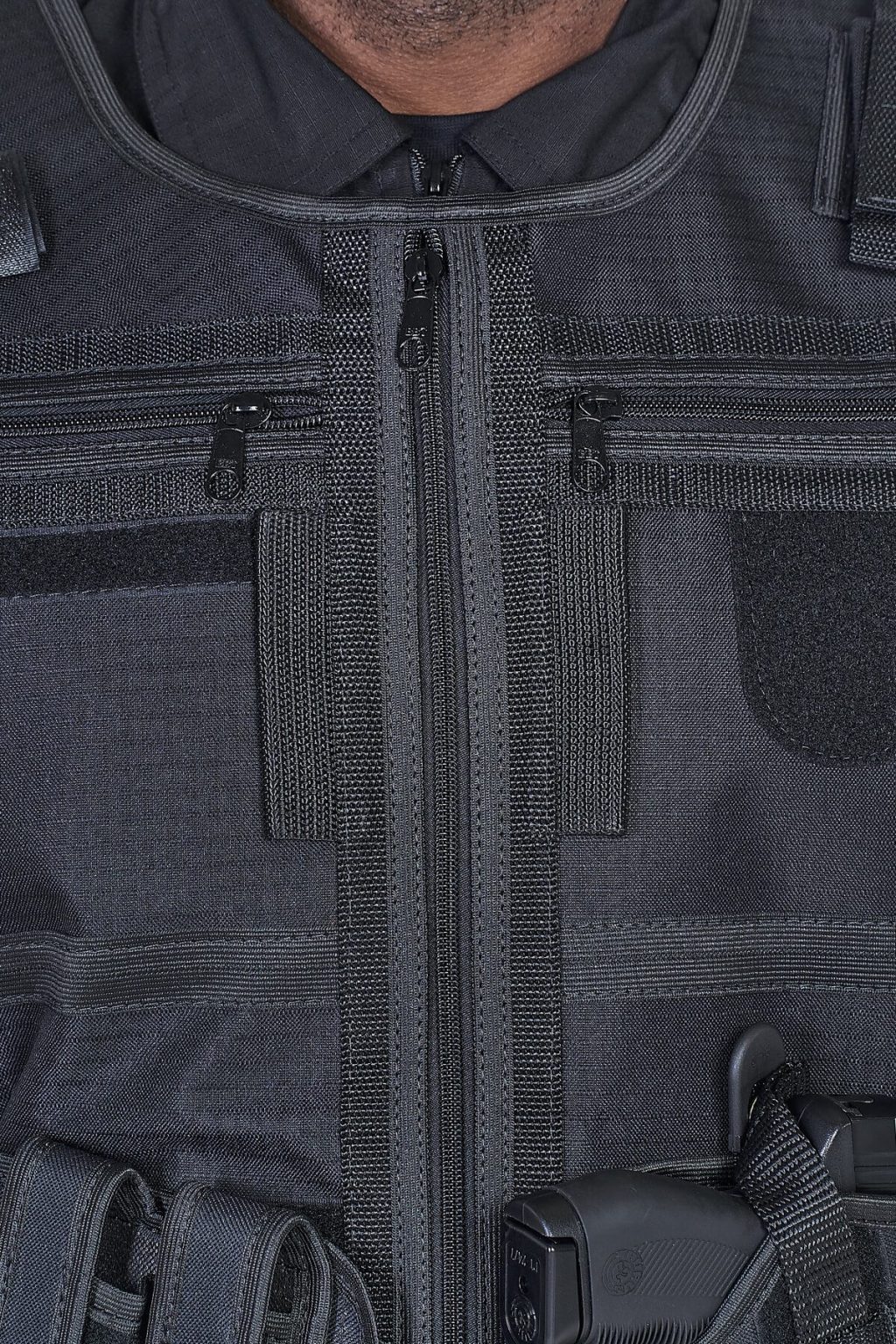 Colete Tático Militar - Preto | Couro Art Brasil
